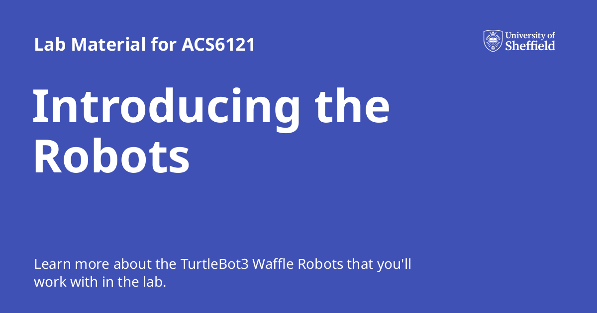 Introducing the Robots - Lab Material for ACS6121