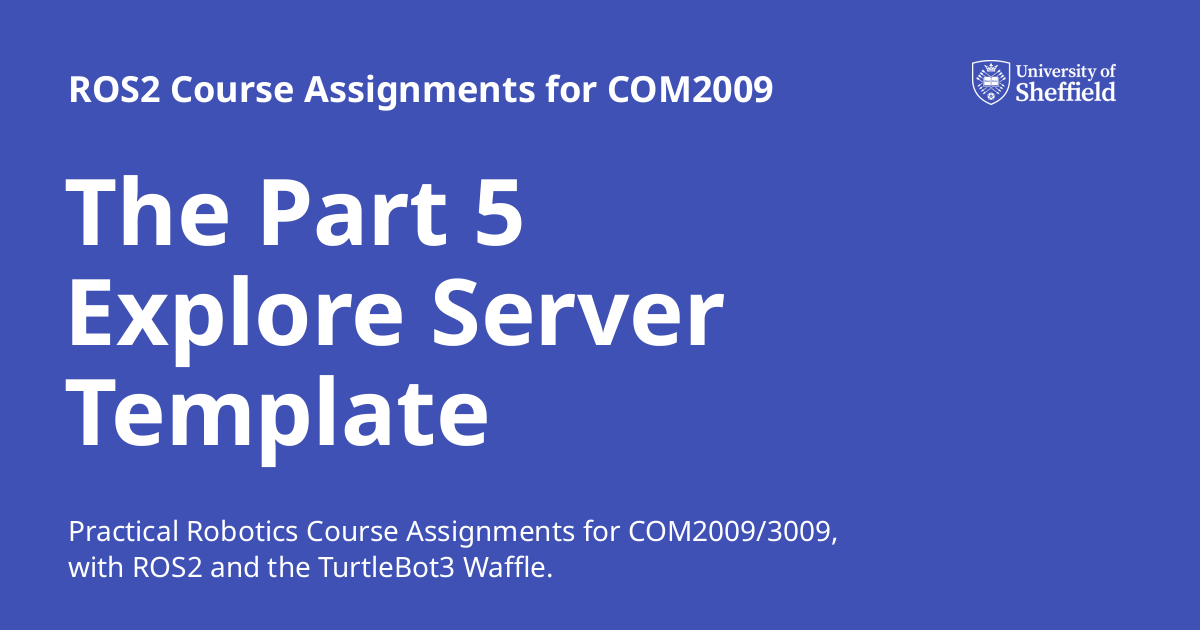 The Part 5 Explore Server Template - ROS2 Course Assignments for COM2009