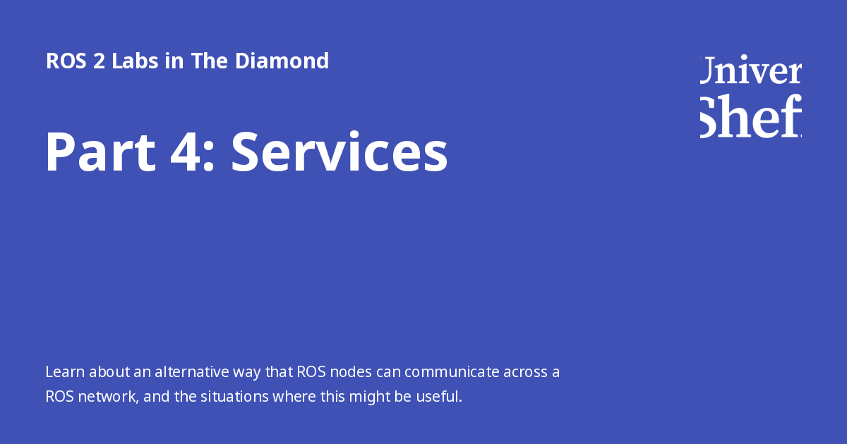 Part 4: Services - ROS 2 Labs in The Diamond